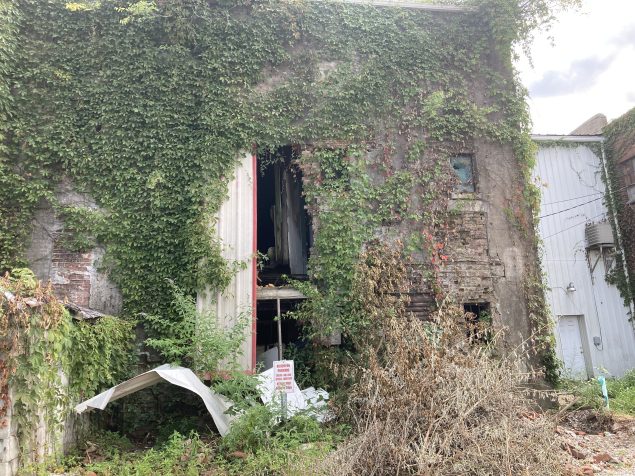 Former Eagles building downtown begins to come down | The Lintonian