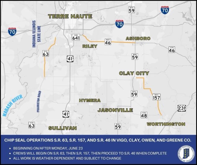 More Chip Seal Projects Coming to Area Highways Starting June 23rd ...